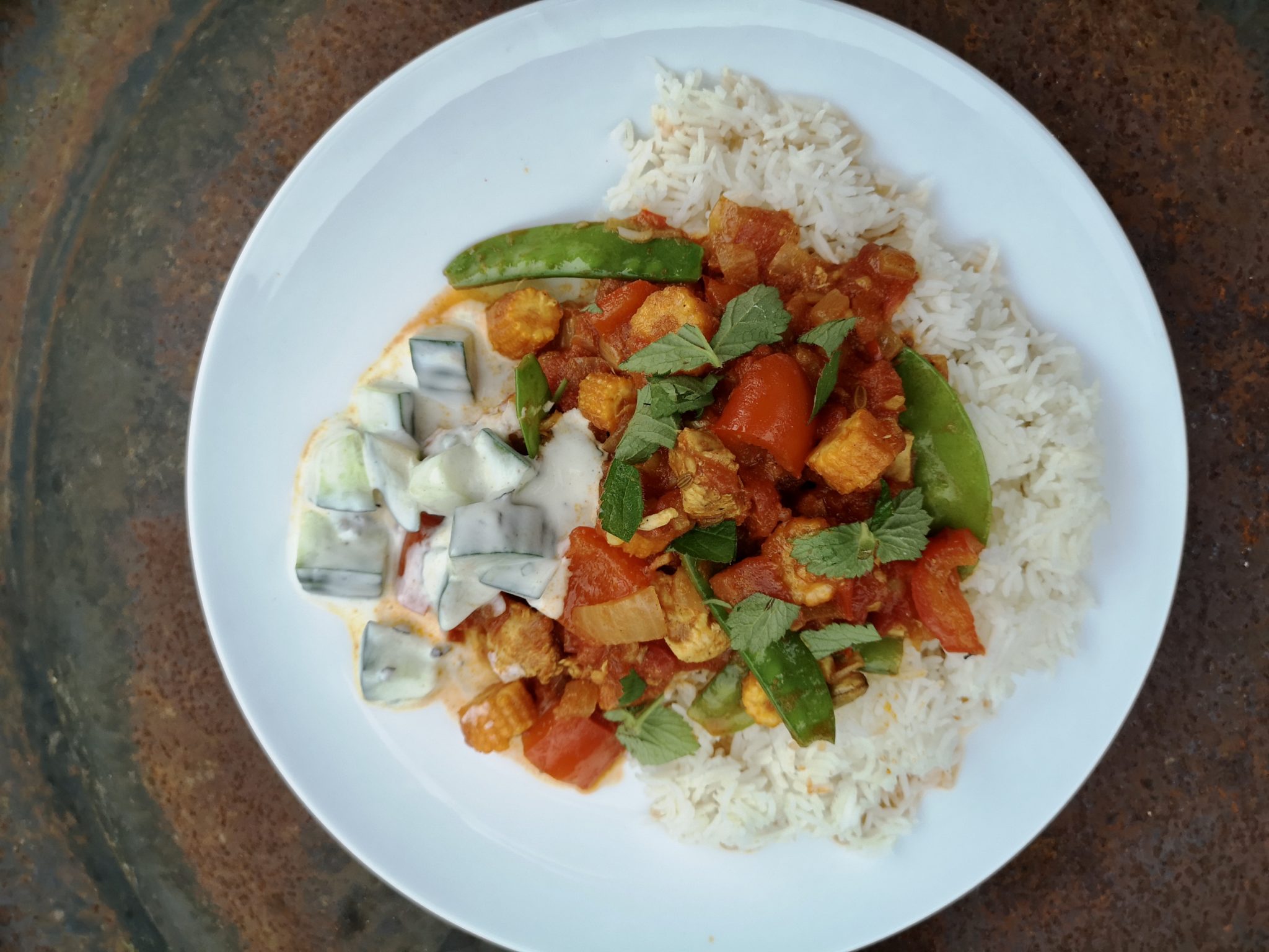 CHILLI’S Chicken curry with Red Peppers and Basmati Rice - CHILLI - The ...